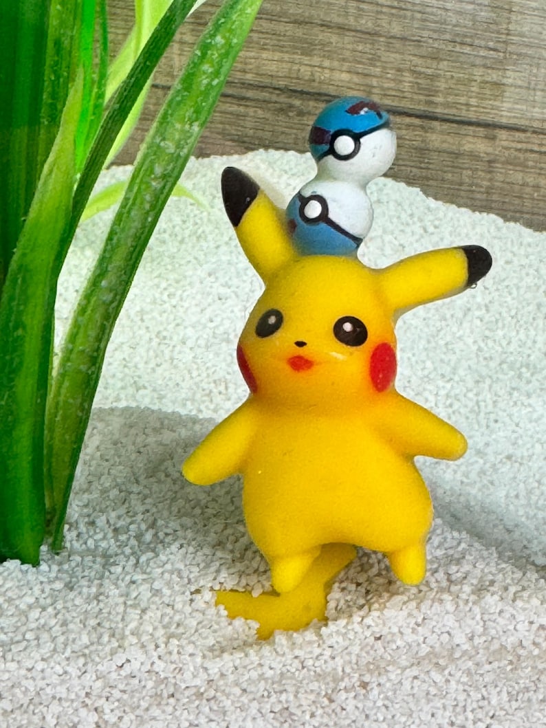 Pikachu Aquarium Decoration, Safe Fish Tank Ornament - Etsy