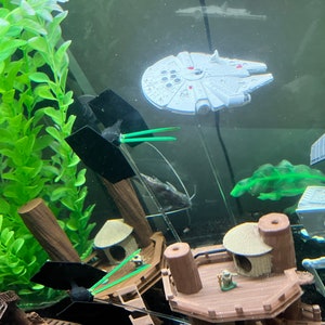 Star Wars Aquarium Decor (endor Themed) - Etsy