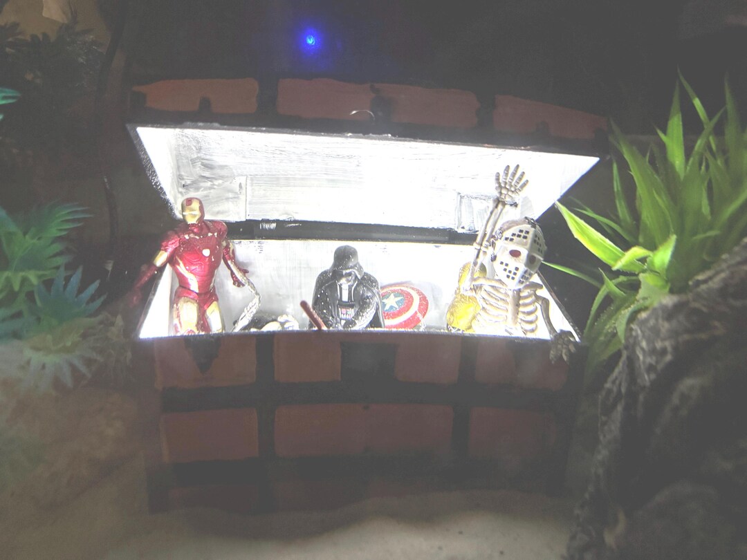Pandora's Box Aquarium Decoration: Themed Treasure Chest - Etsy