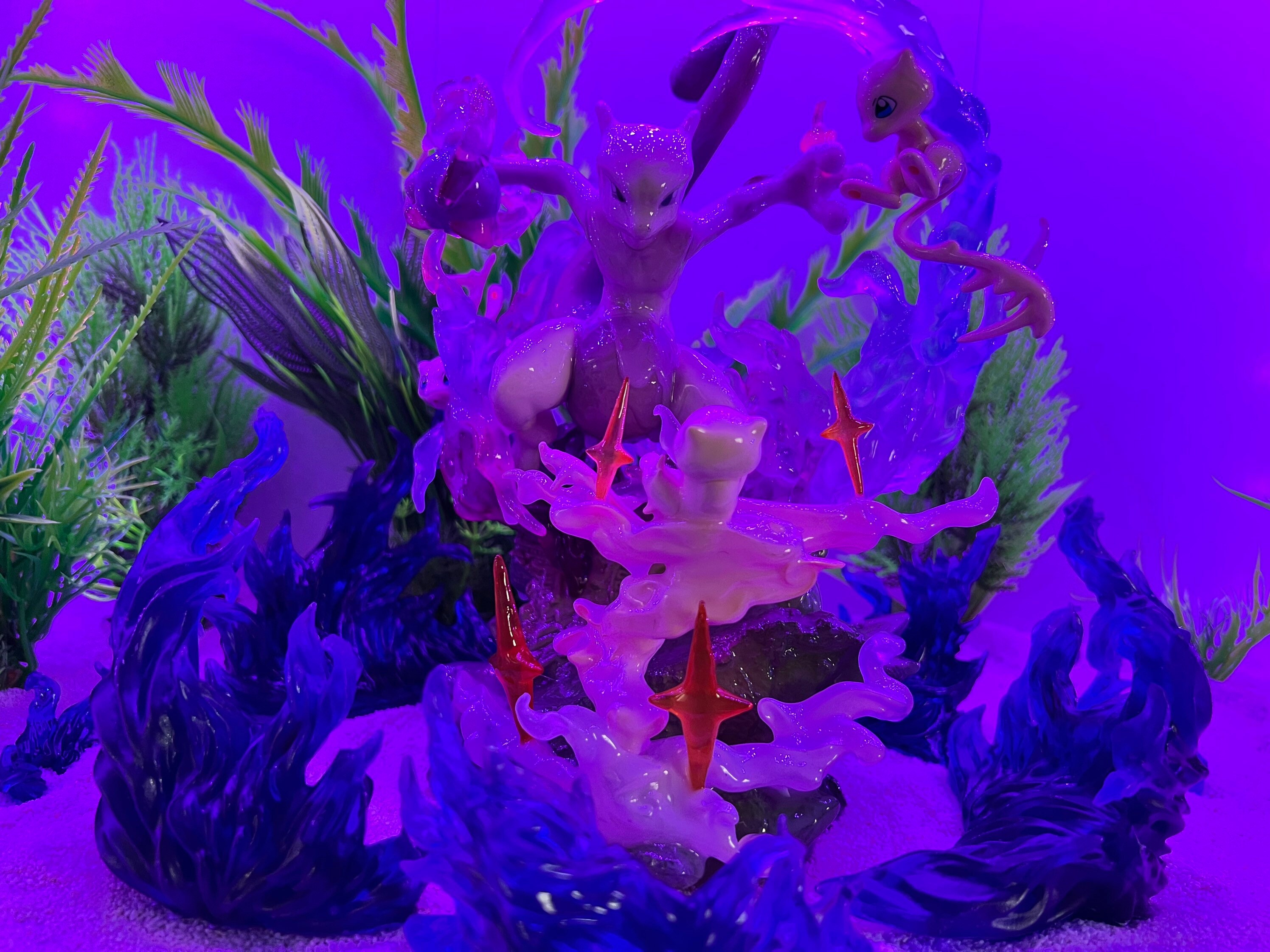 Ultra Rare Mew & Mewtwo Statue Extra Large - Etsy Australia