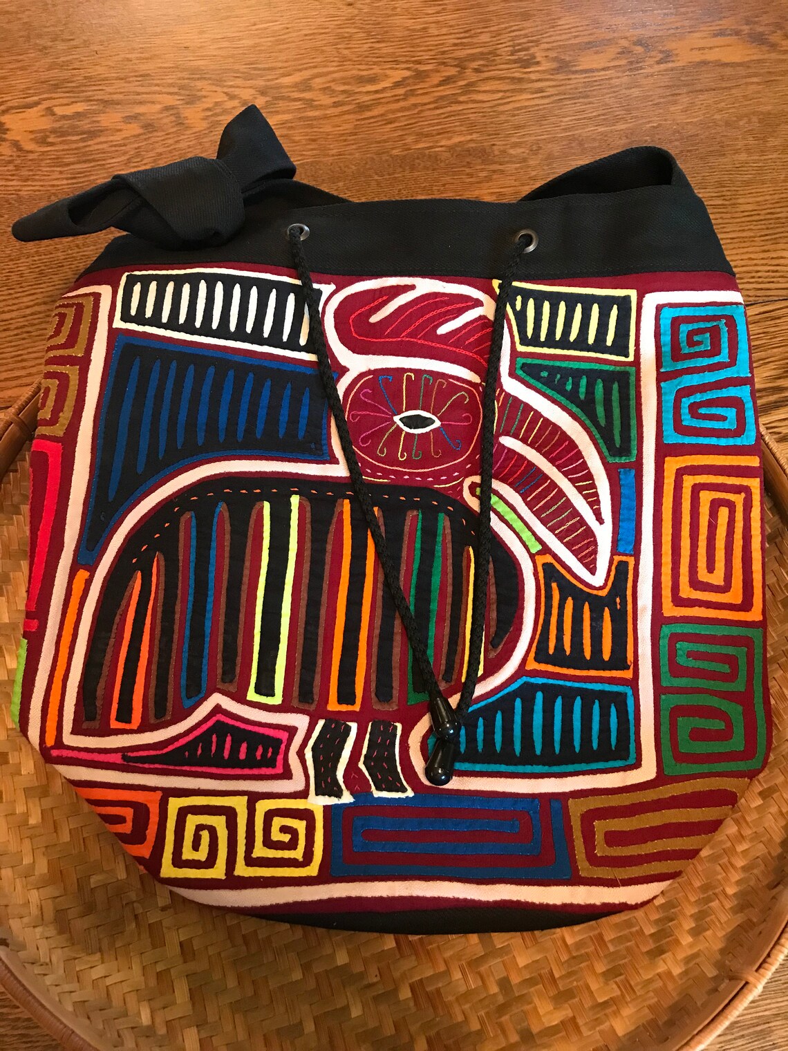 Vintage Mexican Shoulder Bag or Satchel Heavyweight Canvas, Hand ...