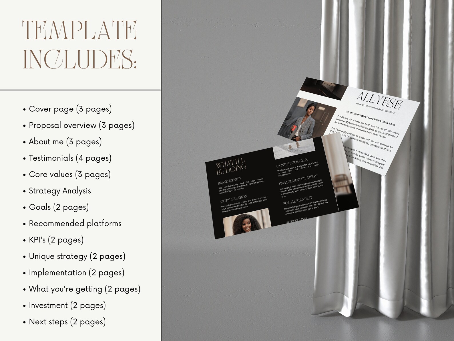 Social Media Management Proposal Template for Social Media - Etsy