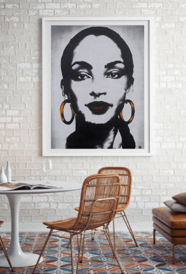 Sade Painting Wall Art Decor Sade Adu Painting Music - Etsy