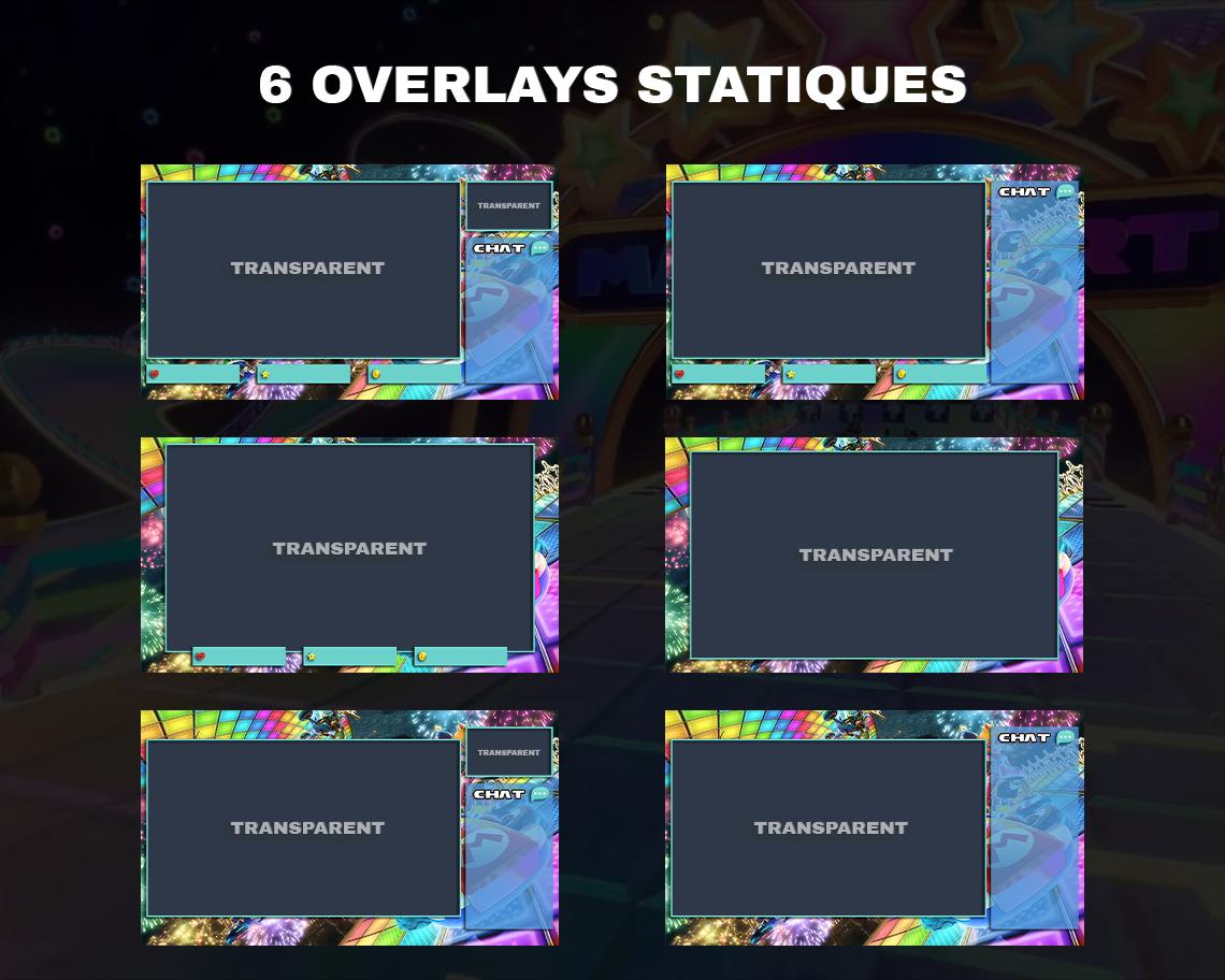 MARIO KART STREAMPACK - Twitch Overlay - Etsy