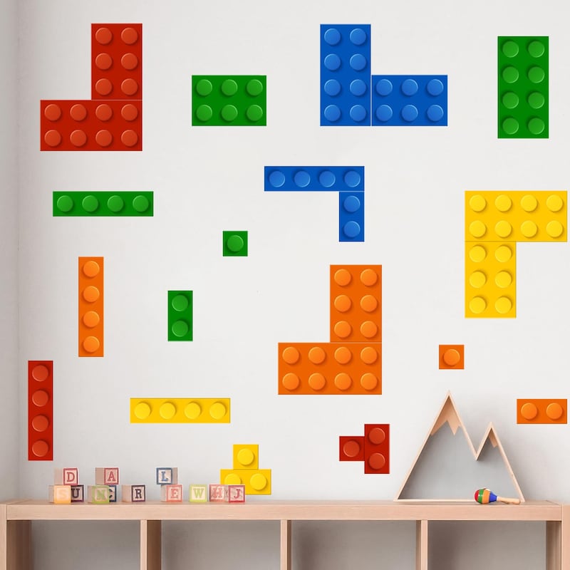 Legos Decals Wall - Etsy UK