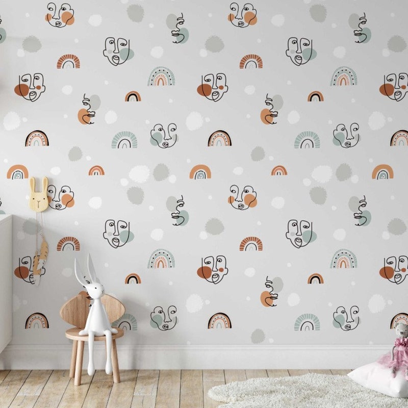 Face Wall Mural - Etsy