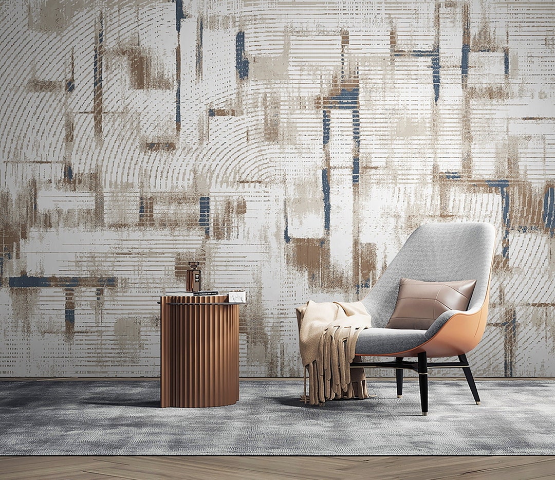 Tumbled Spiral Dynamics Wallpaper Geometric Illusion Wall Decor ...