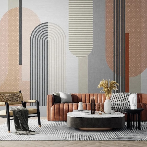 Geometric Wallpaper - Etsy