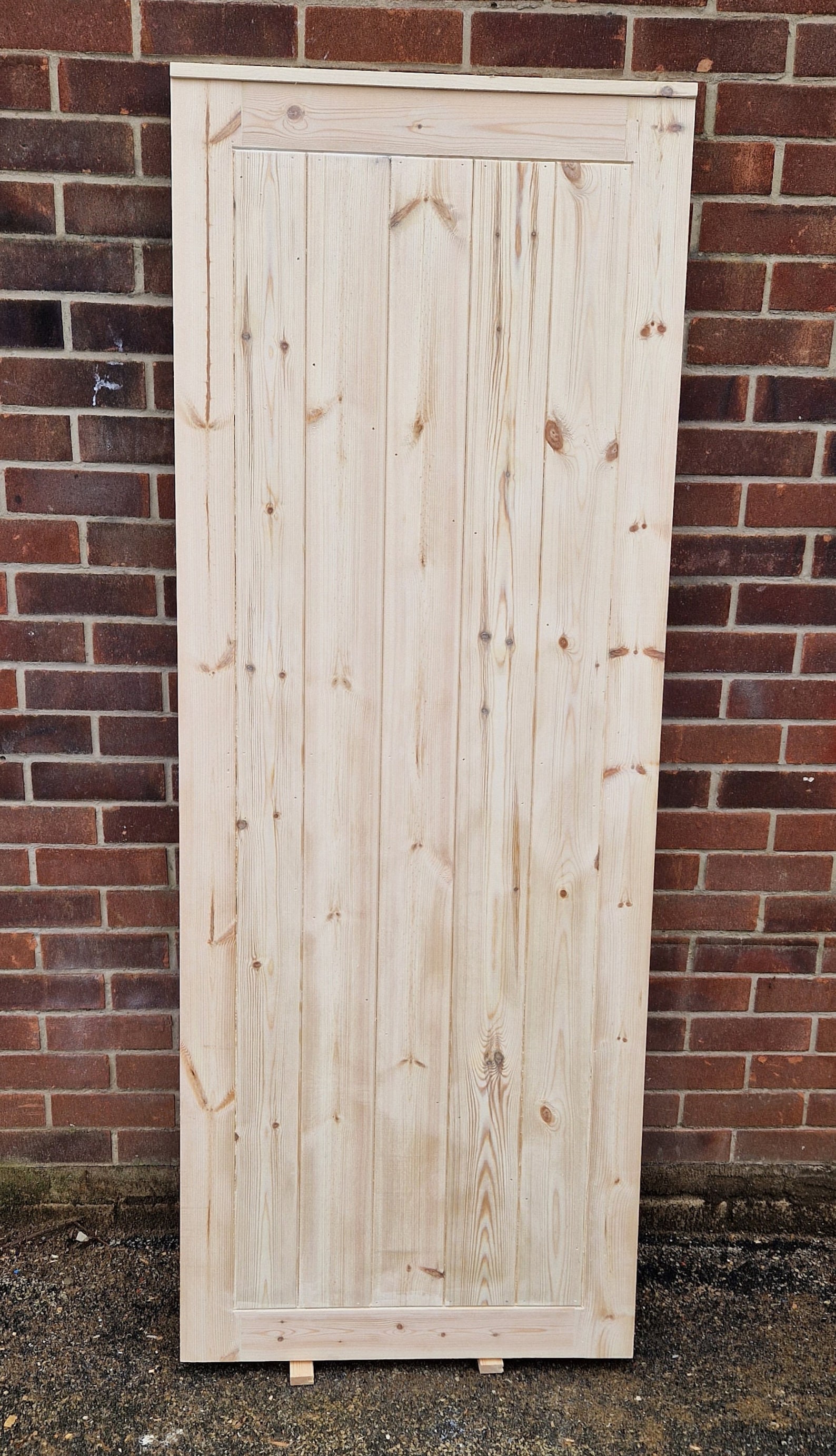 Handmade Wooden FLB Door, Bespoke Tongue & Groove Redwood - Etsy