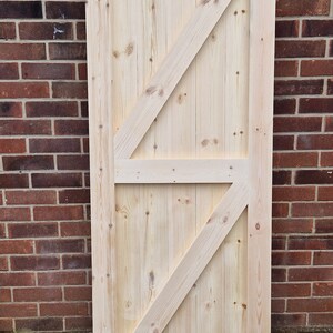 Handmade Wooden FLB Door, Bespoke Tongue & Groove Redwood - Etsy