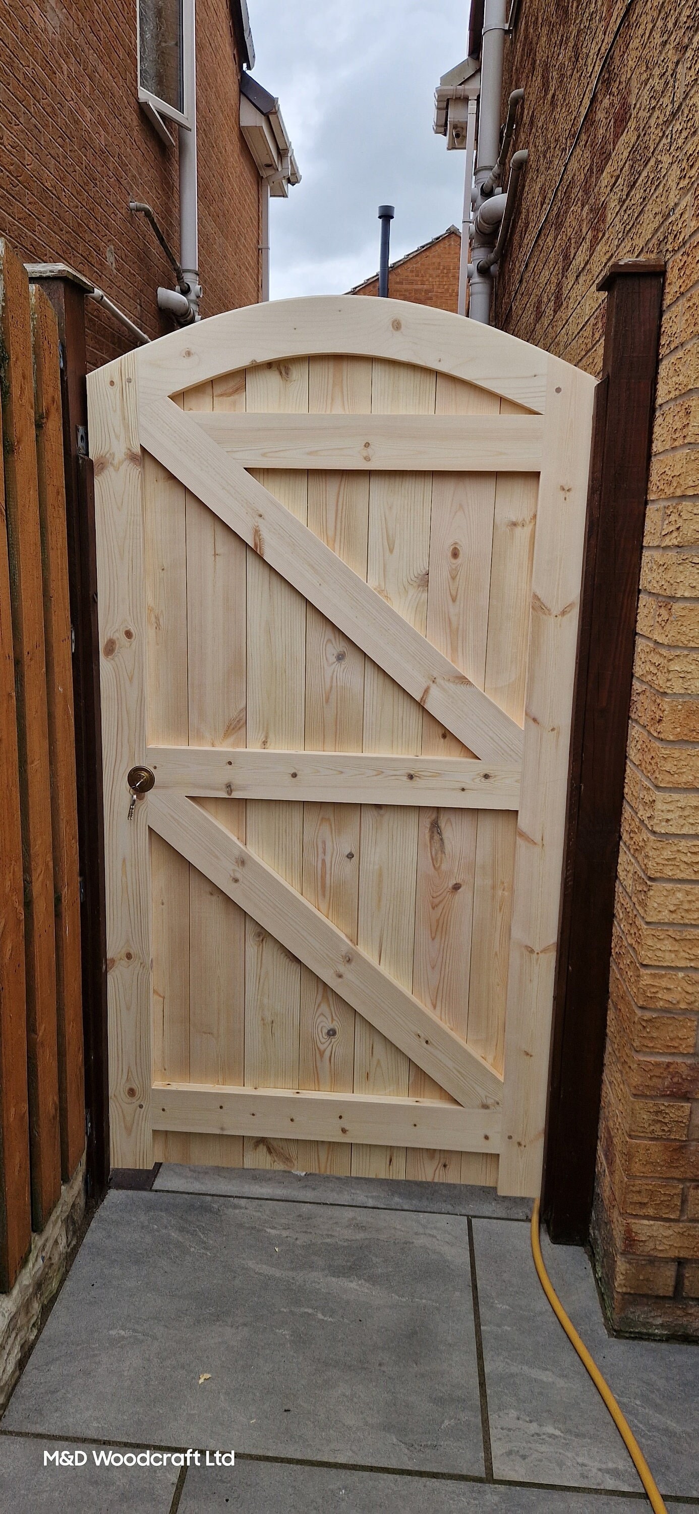 Arched Wood Gate