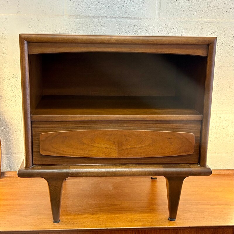 Walnut Nightstand - Etsy