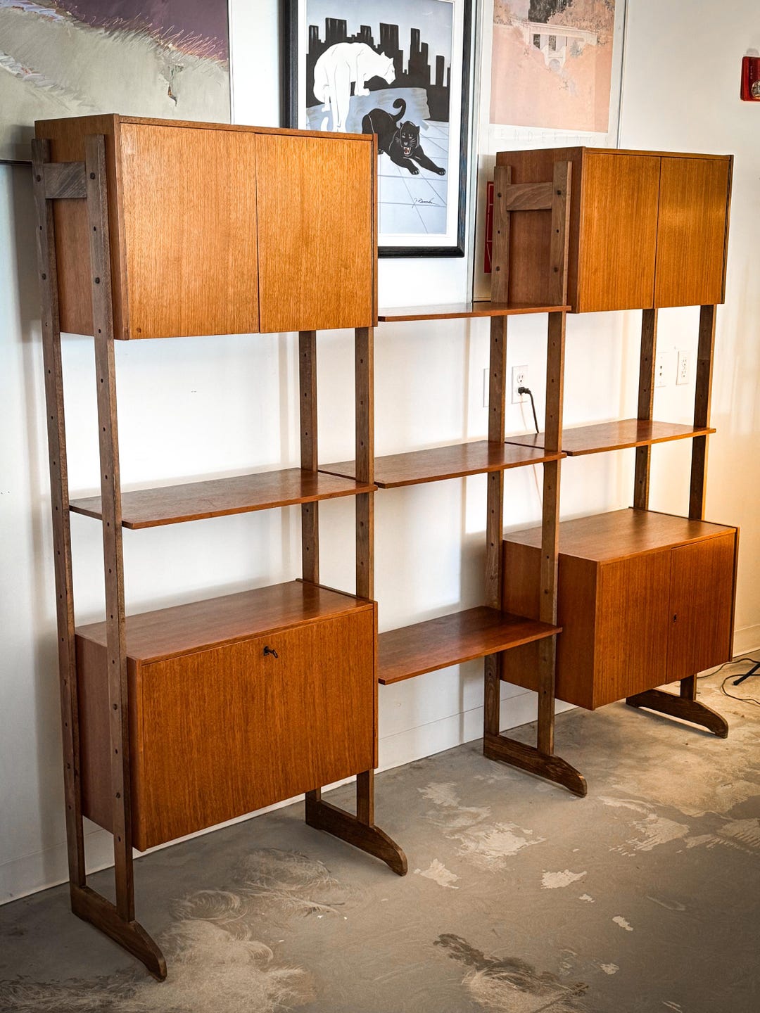 Mid Century Modern Vintage Modular Wall Unit - Etsy