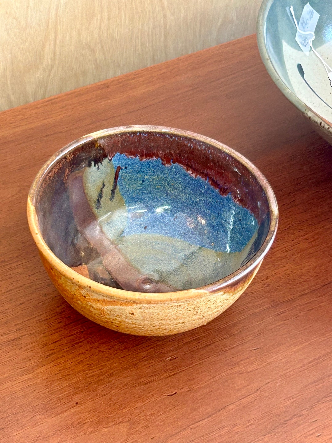 Small Pottery Bowl Signed - Etsy