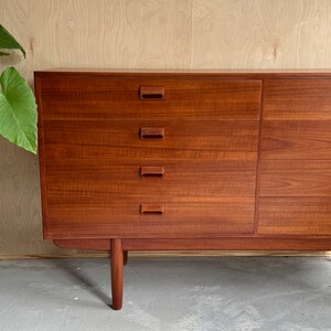Vintage Borge Mogensen Teak Danish Modern Bedroom Set With Highboy ...