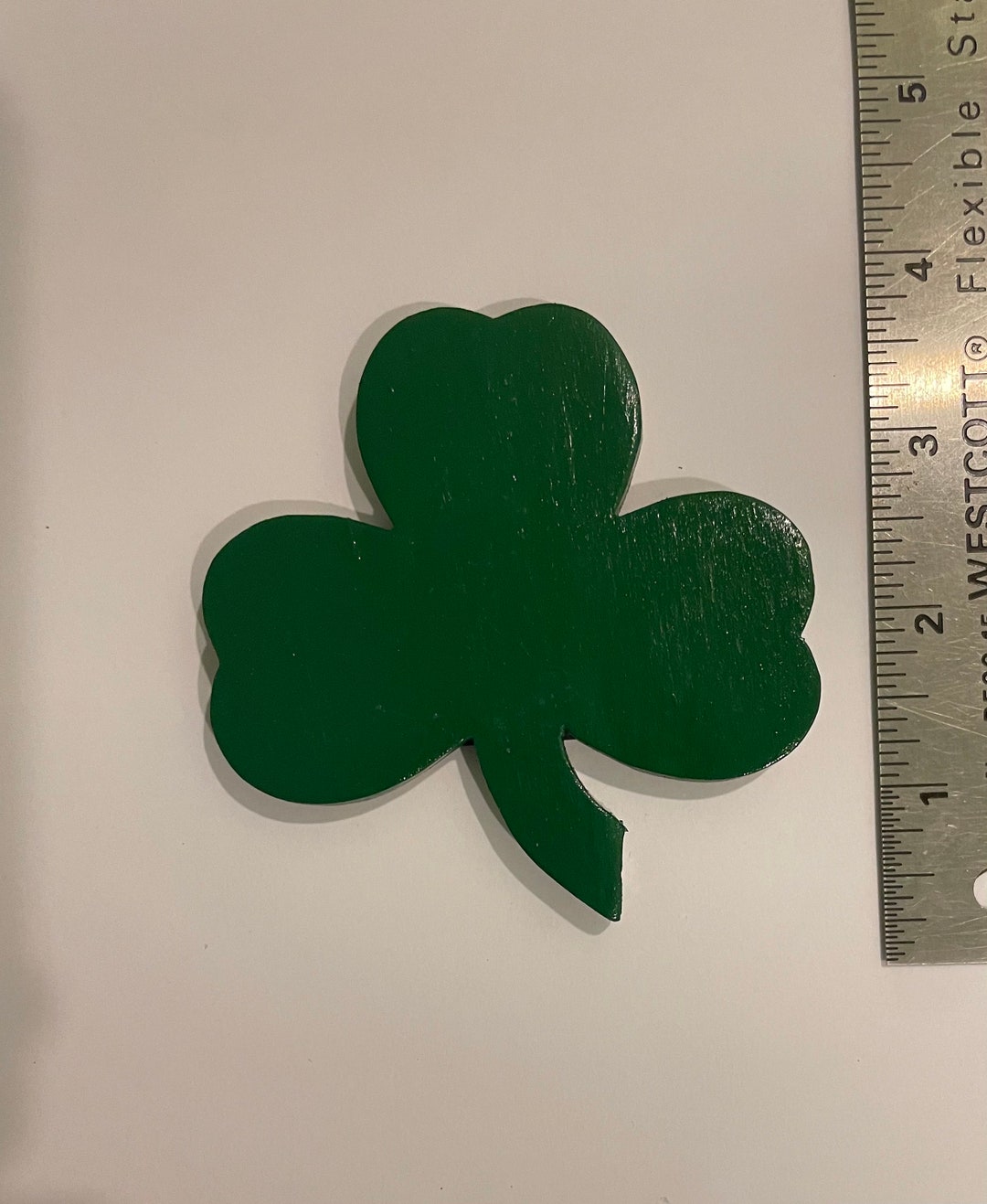 Wooden Shamrock Magnet - Etsy