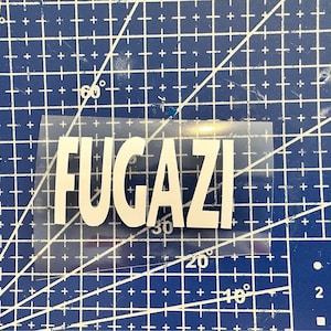 FUGAZI | Band | Vinyl Sticker Decal - Etsy