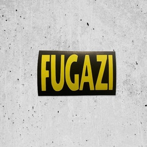 FUGAZI | Band | Vinyl Sticker Decal - Etsy