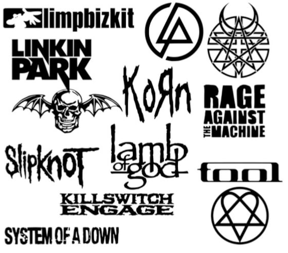 Metal Nu-metal Band Car Decals Choose Your Band - Etsy
