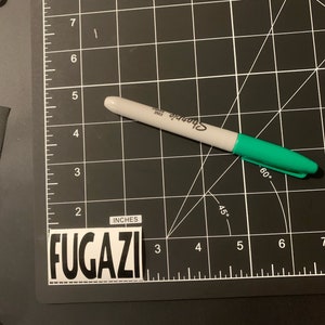 FUGAZI | Band | Vinyl Sticker Decal - Etsy