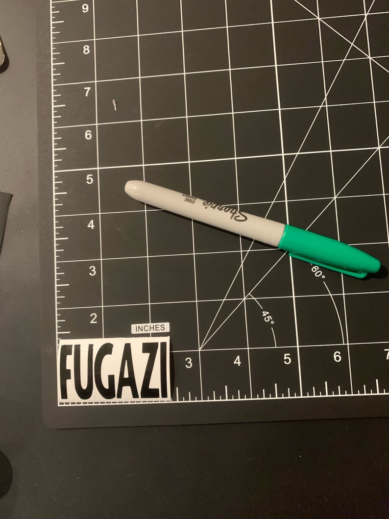 FUGAZI | Band | Vinyl Sticker Decal - Etsy