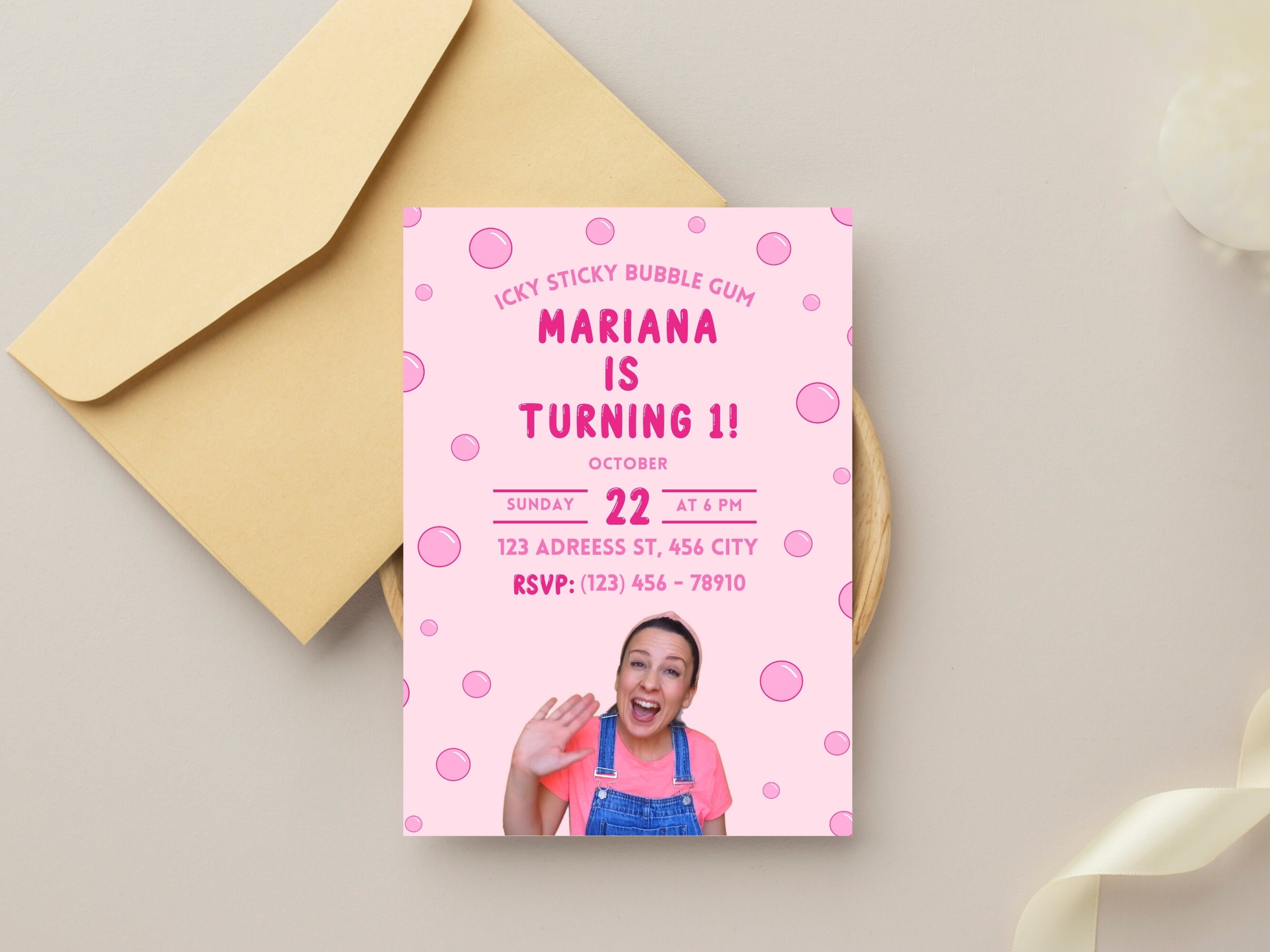 Ms. Rachel Invitation, Ms. Rachel Birthday Invite, Ms Rachel Invitation ...