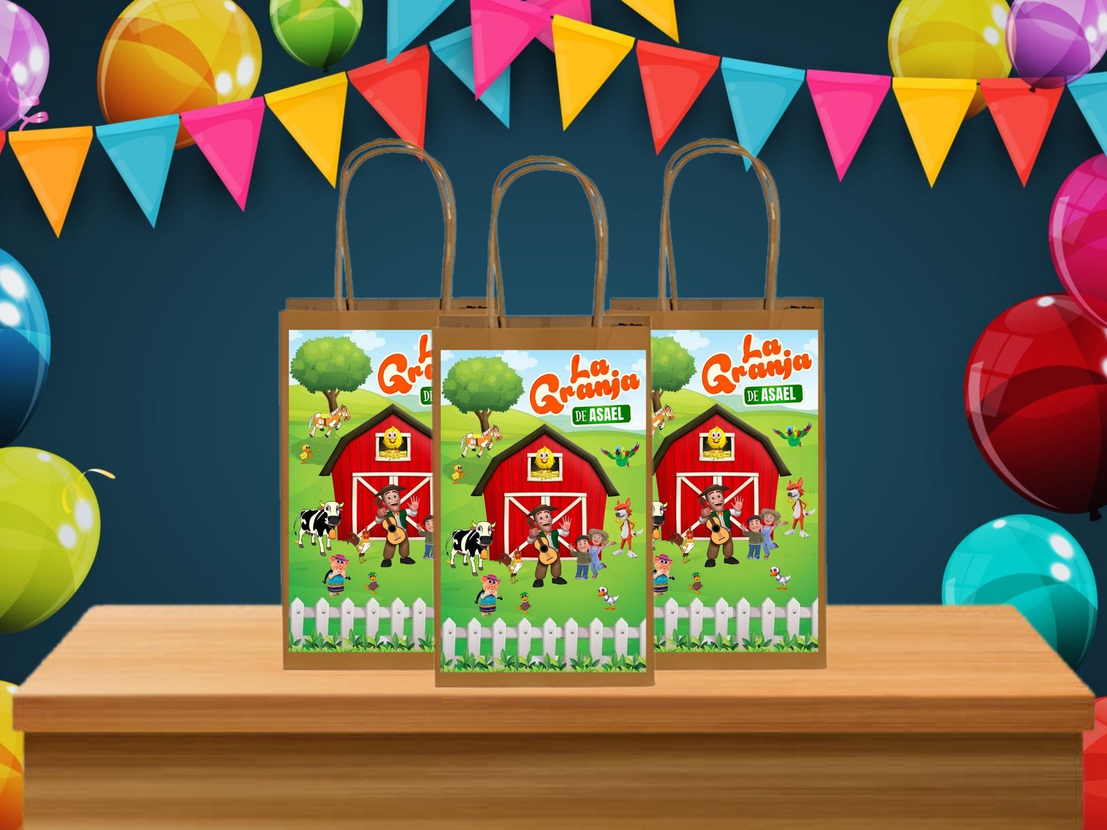 La Ganja De Zenon Gift Bag, Gift Bag Labels, Self Edited Template, La ...