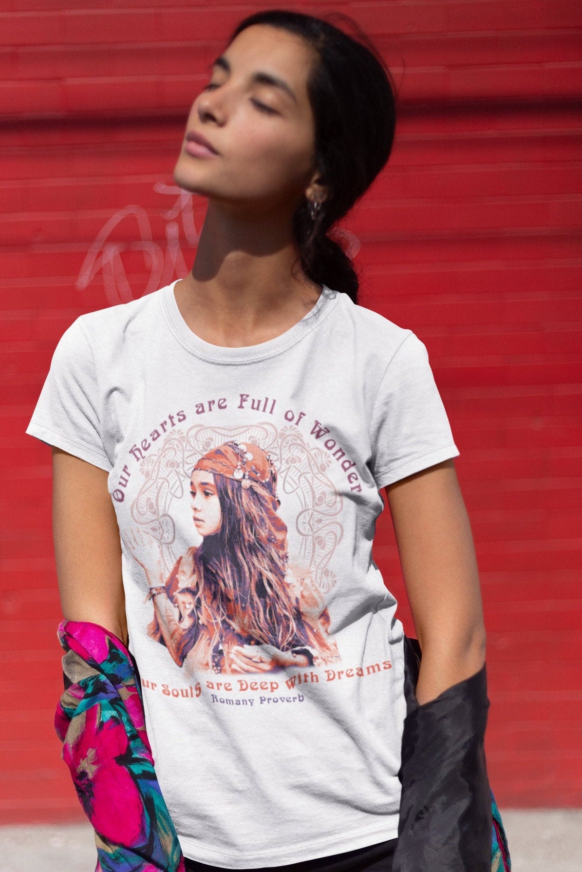 Our Hearts Are Full of Wonder Romany Proverb Gypsy Girl - Etsy