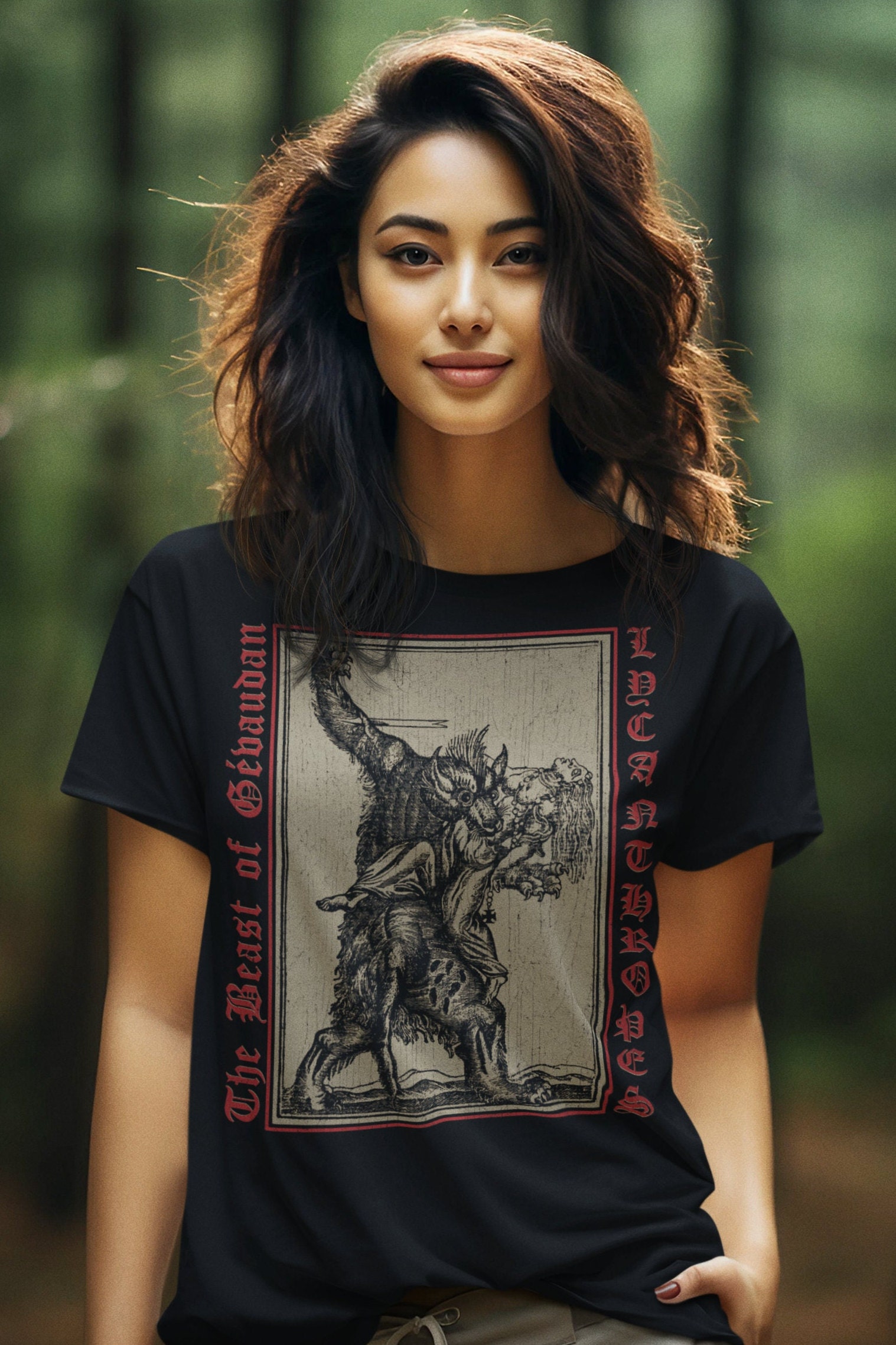 The Beast of Gévaudan, French Werewolf Legend, Lycanthropes, Unisex T ...