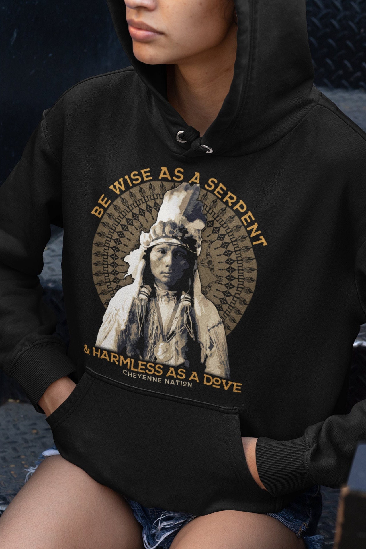 Be Wise as a Serpent, Native American, Cheyenne Proverb, Unisex T-shirt ...