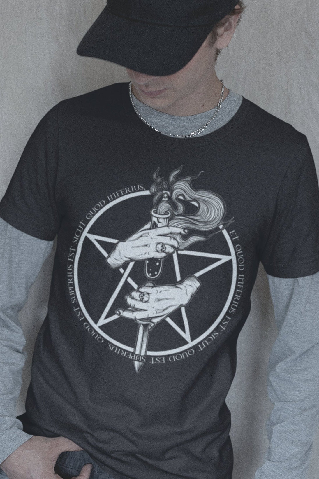 As Above so Below, Witchcraft, Paganism Ritual Circle Occultism, Unisex ...