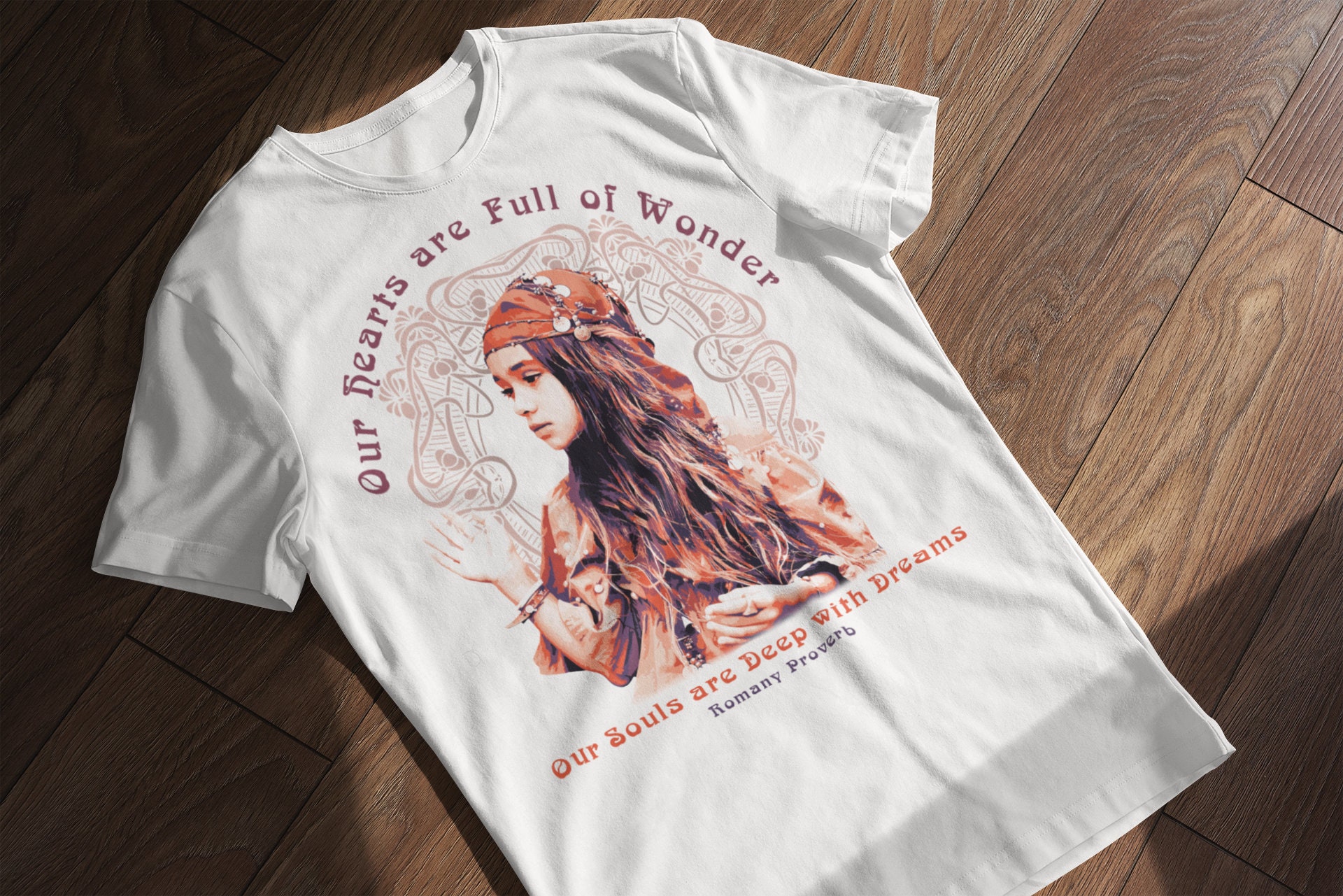 Our Hearts Are Full of Wonder Romany Proverb Gypsy Girl - Etsy
