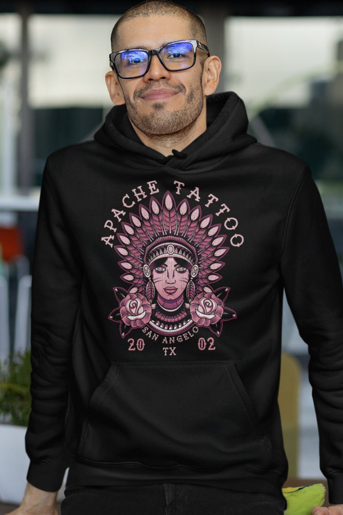 Apache Tattoo Old School Native American Tattoo San Angelo - Etsy