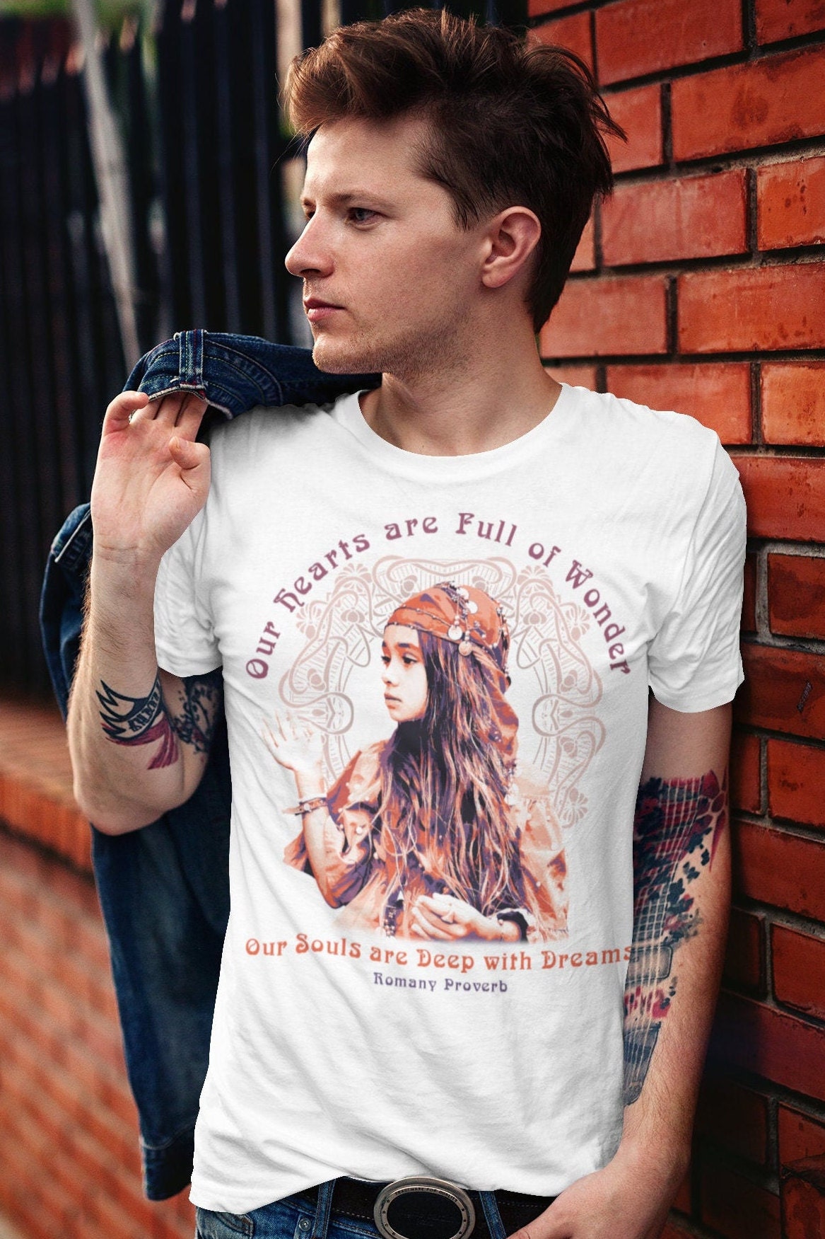 Our Hearts Are Full of Wonder Romany Proverb Gypsy Girl - Etsy