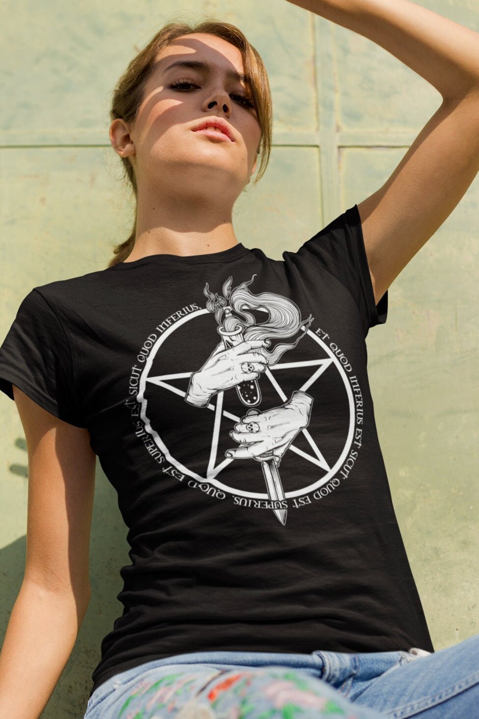 As Above so Below, Witchcraft, Paganism Ritual Circle Occultism, Unisex ...