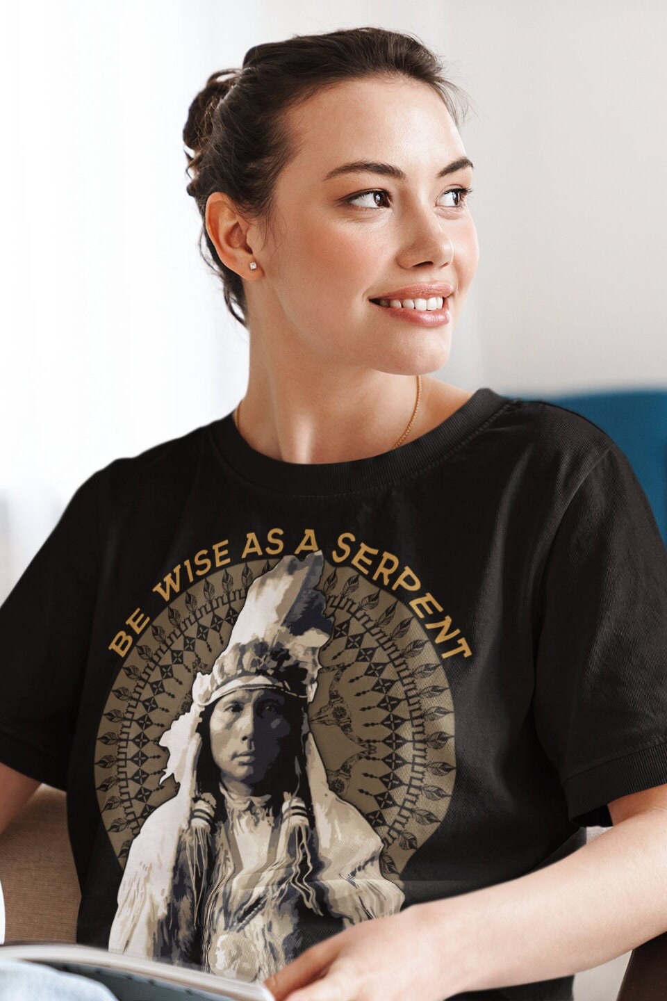 Be Wise as a Serpent, Native American, Cheyenne Proverb, Unisex T-shirt ...