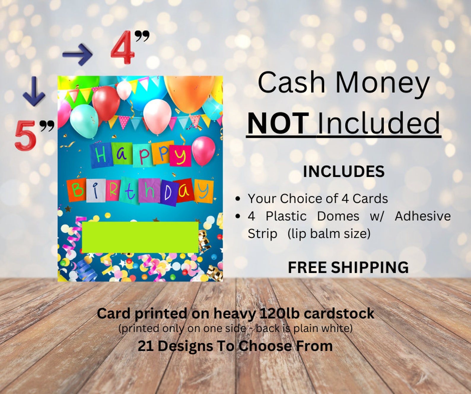 Birthday Money Card, Cash Holder Gift Card, Unique Gift Giving ...
