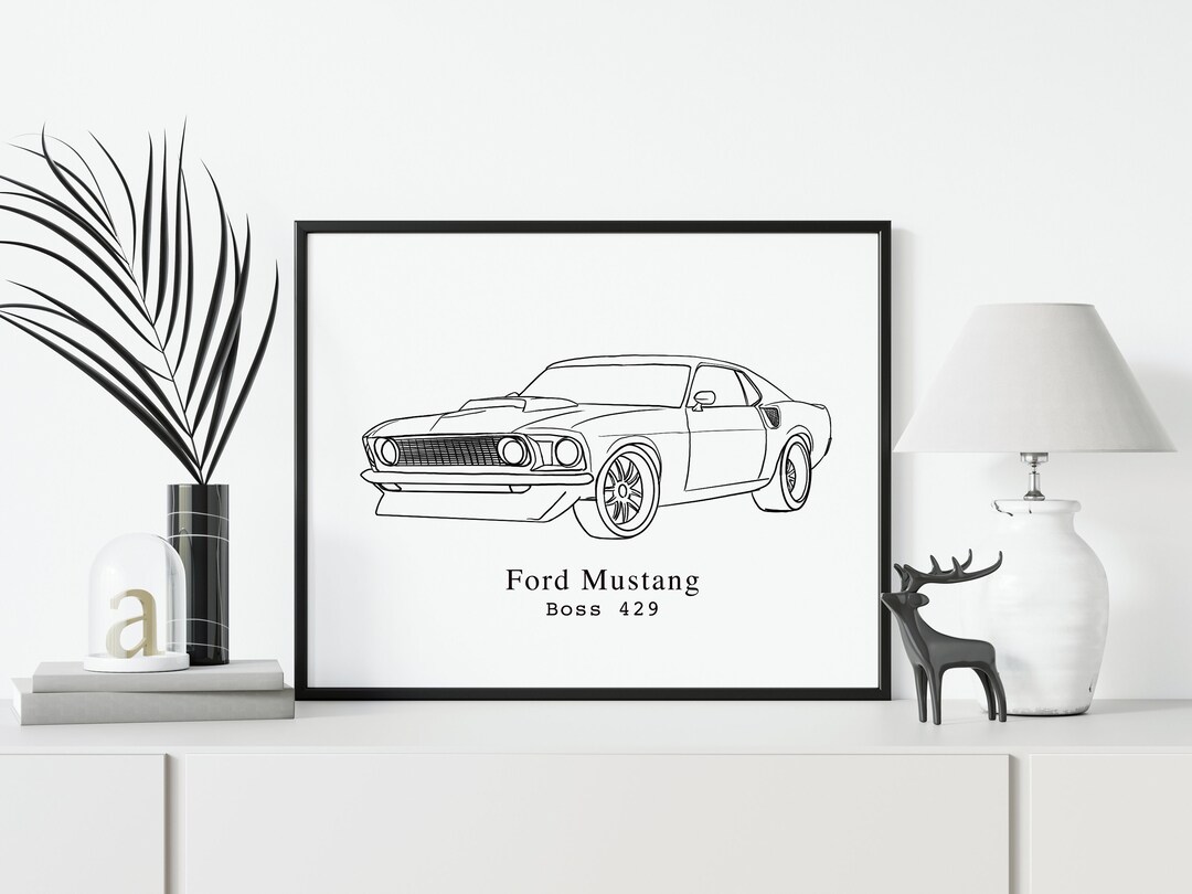 Custom Car Illustration, Custom Car Drawing, Gift for Classic Car ...