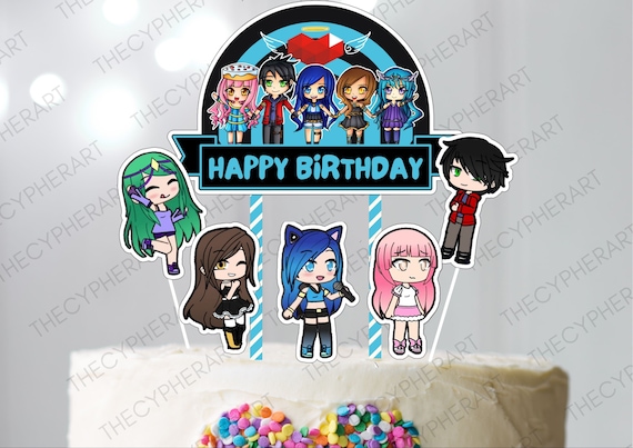 Its Funneh Cupcake Topper Personalised Printable Its Funneh Cake Topper ...