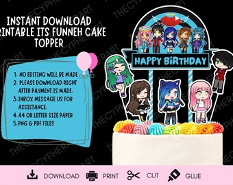 Aphmau Cake Topper | Etsy Australia