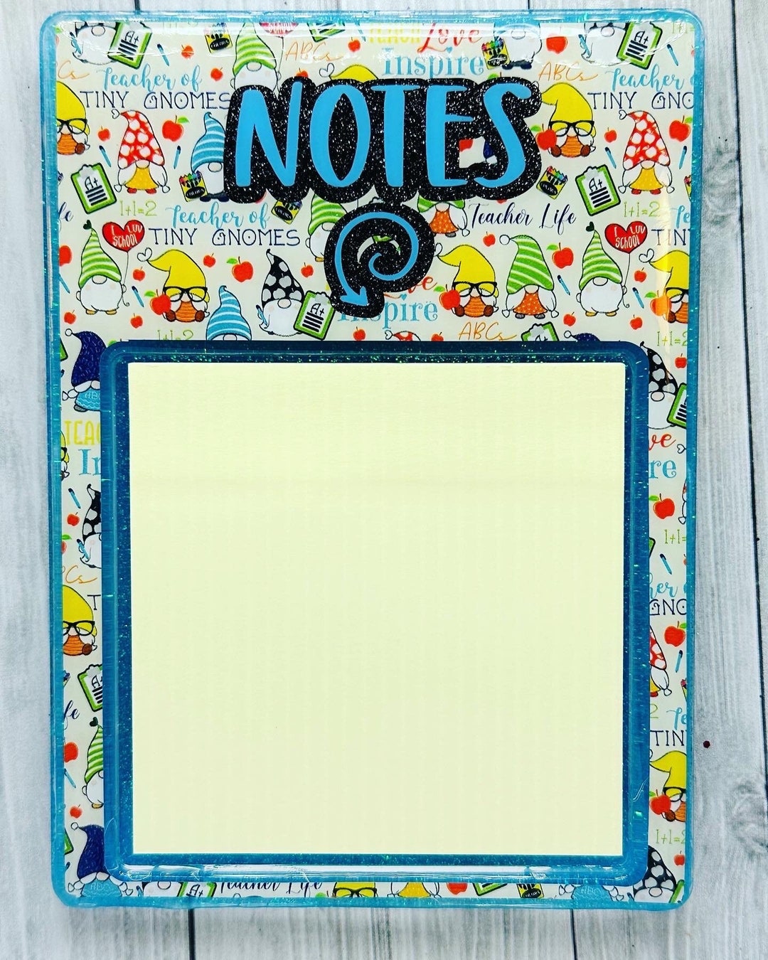 Sticky Note Holder, Teacher Gift, Note Pad, Appreciation Gift, End of ...