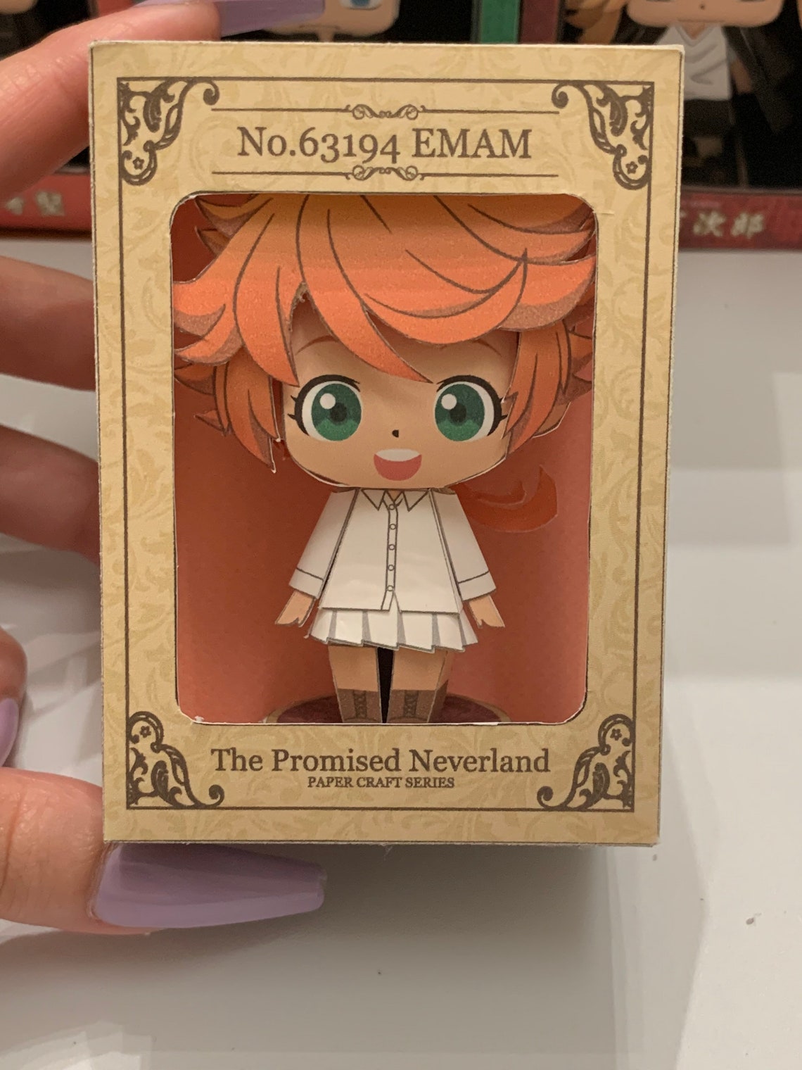 Emma The Promised Neverland Papercraft Anime Paper Paper Doll Porn