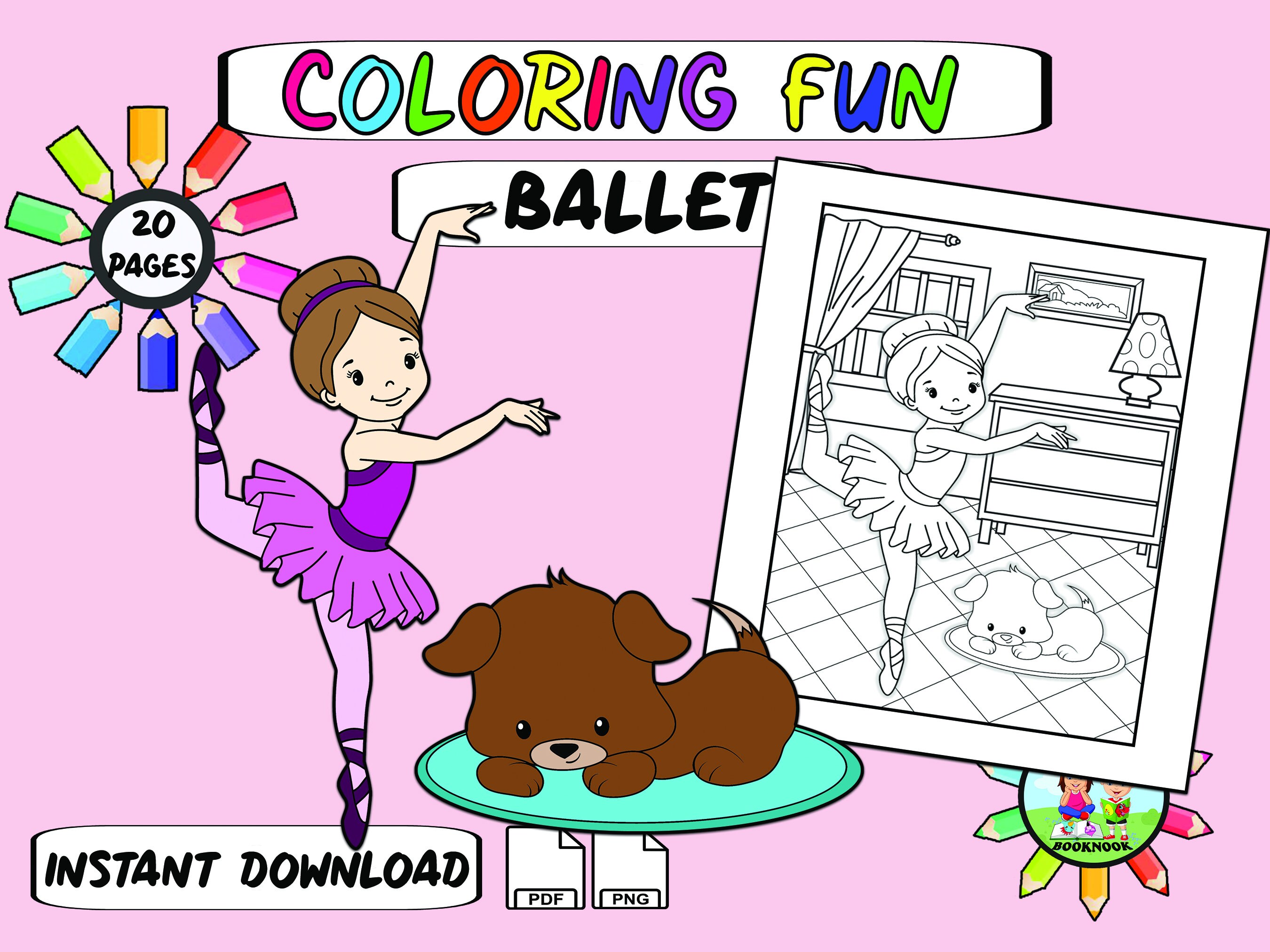 20 Ballet Dancer Coloring Pages, Volume 1 - Fun for Your Ballerina Who ...