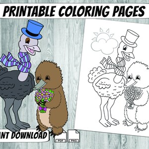 20 Australian Animals Coloring Pages - Volume 2 - Hand Drawn - Coloring ...