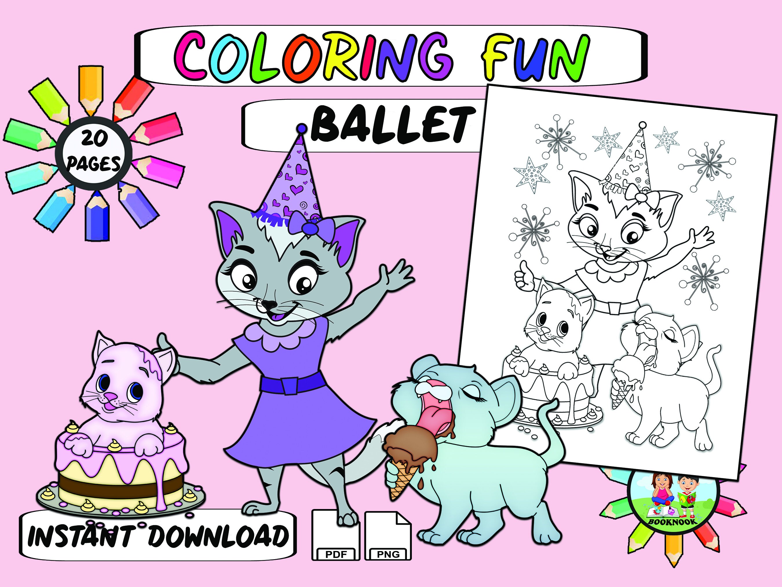 20 Ballet Dancer Coloring Pages, Volume 1 - Fun for Your Ballerina Who ...