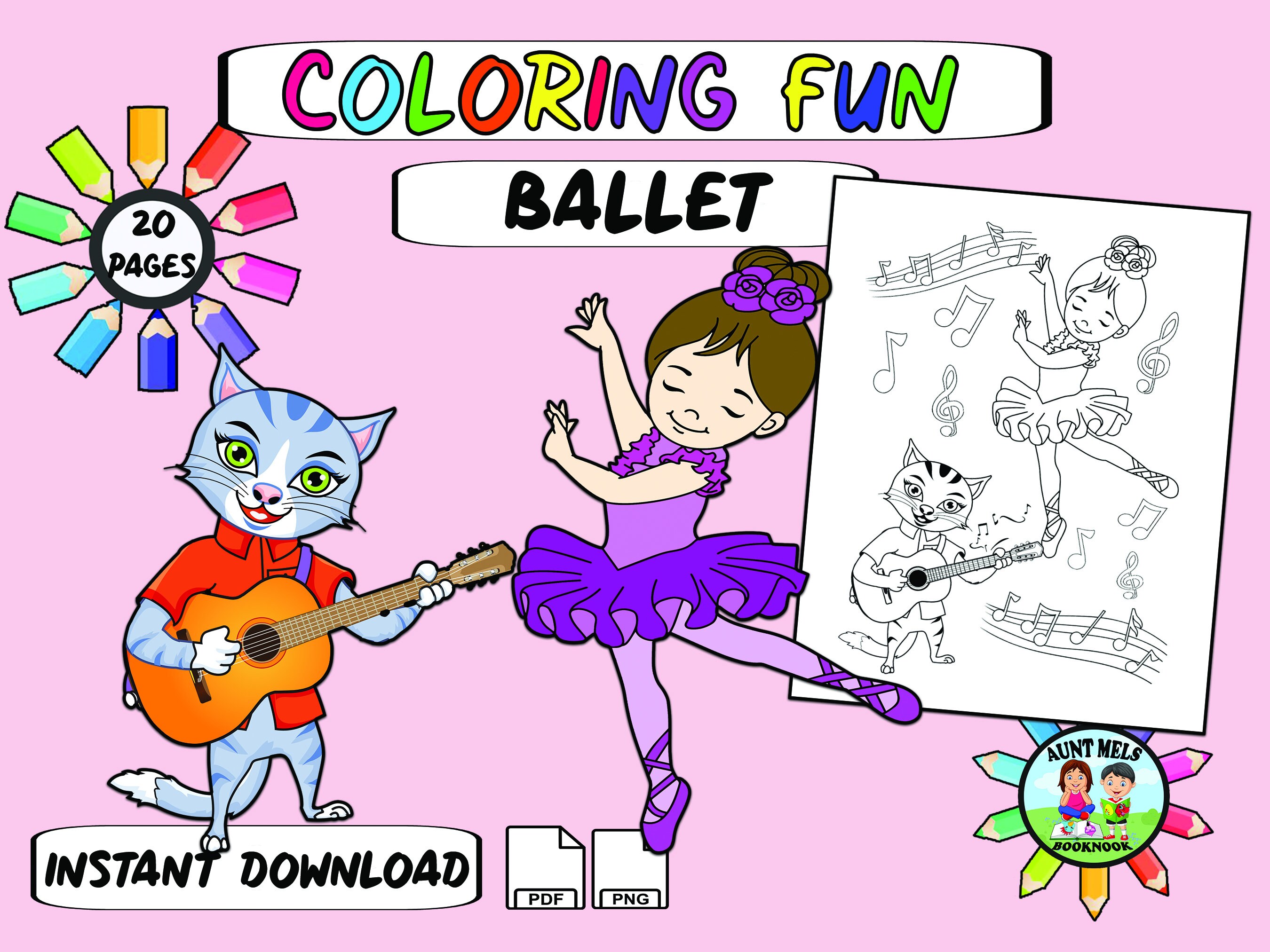 20 Ballet Dancer Coloring Pages, Volume 1 - Fun for Your Ballerina Who ...