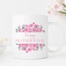 Pink Floral Happy Mother's Day Clipart, Happy Mother's Day Design PNG ...
