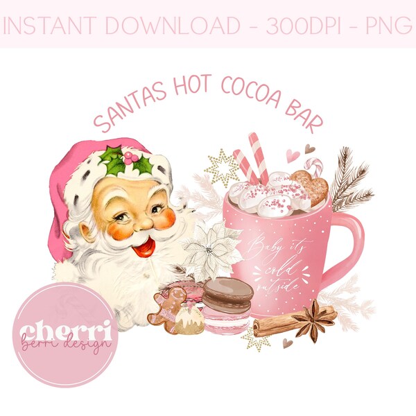 Hot Cocoa Clipart - Etsy