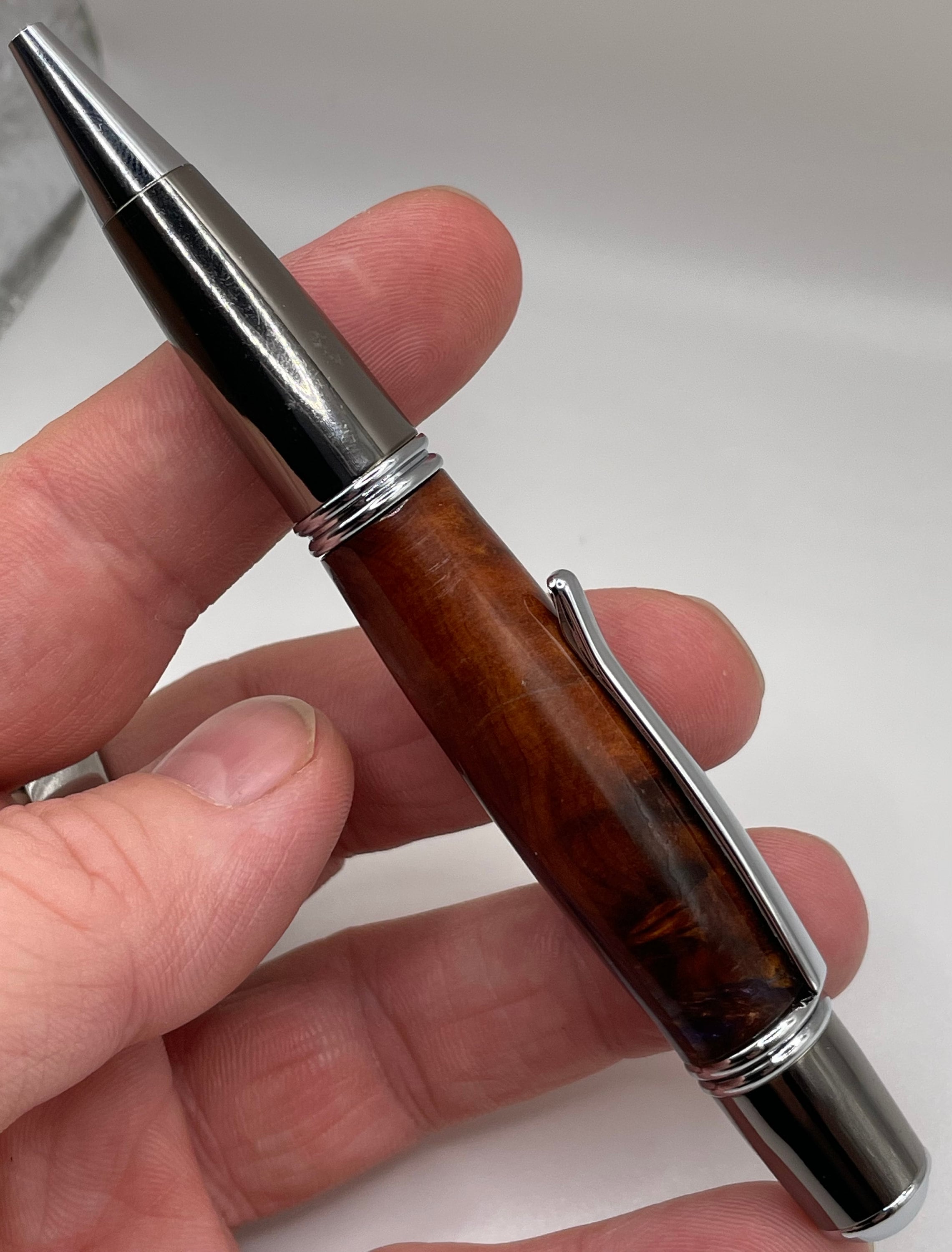 Custom Thuya Burl/resin Hand Made Gatsby Ink Pen - Etsy