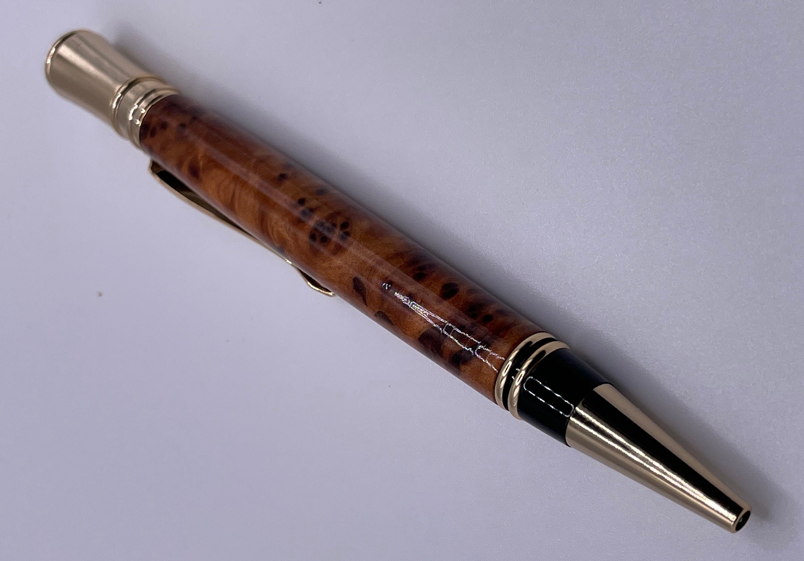 Custom Thuya Wood Executive Ink Pen - Etsy